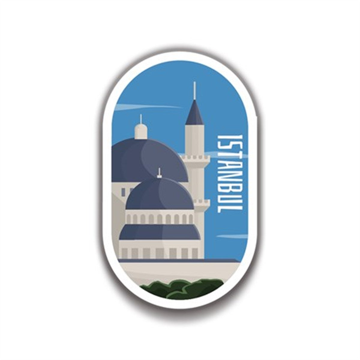 İstanbul 5x3 cm Sticker – Stickermess